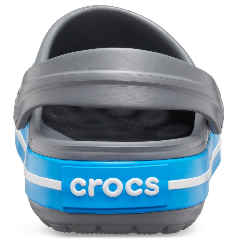 Crocs Crocband Croslite Rubber Men's Charcoal/Ocean Clogs 11016-07W ...
