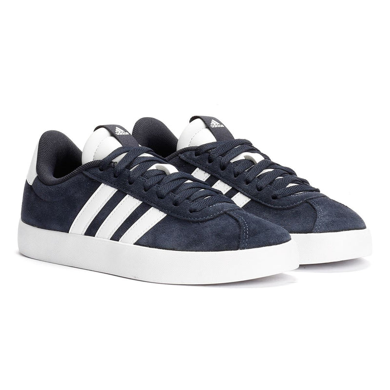 Adidas VL Court 3.0 Leather Ink/White Trainers – Tower-London.EU