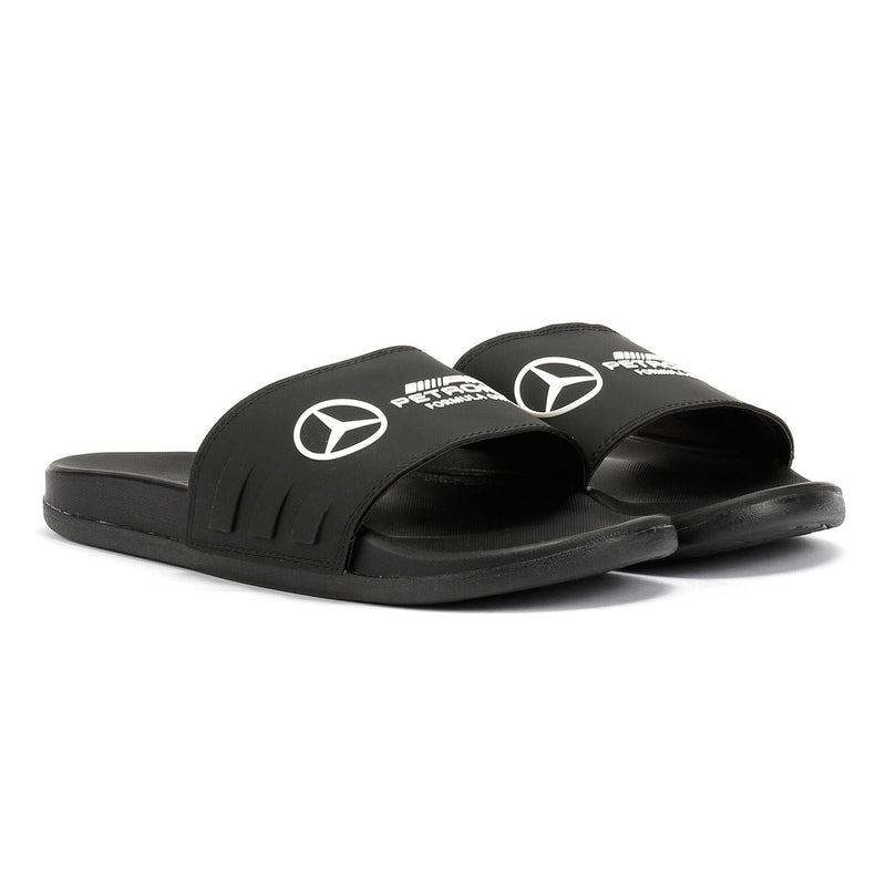 Adidas Adilette Comfort Mercedes Black Slides JR1070 – Tower-London.EU