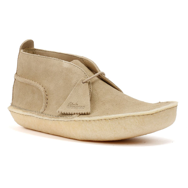 Clarks Originals Desert Rain Suede Men's Dark Sand Boots 26180625 ...