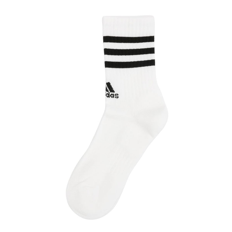 Adidas 3-Stripes 3 Pack White/Black Crew Socks HT3458 – Tower-London.EU